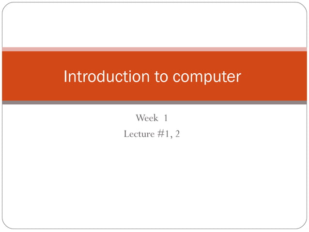 IT101 lecture1 and 2 | PPT