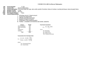 ITT 102 Discrete Mathematics Mathematics | PPT