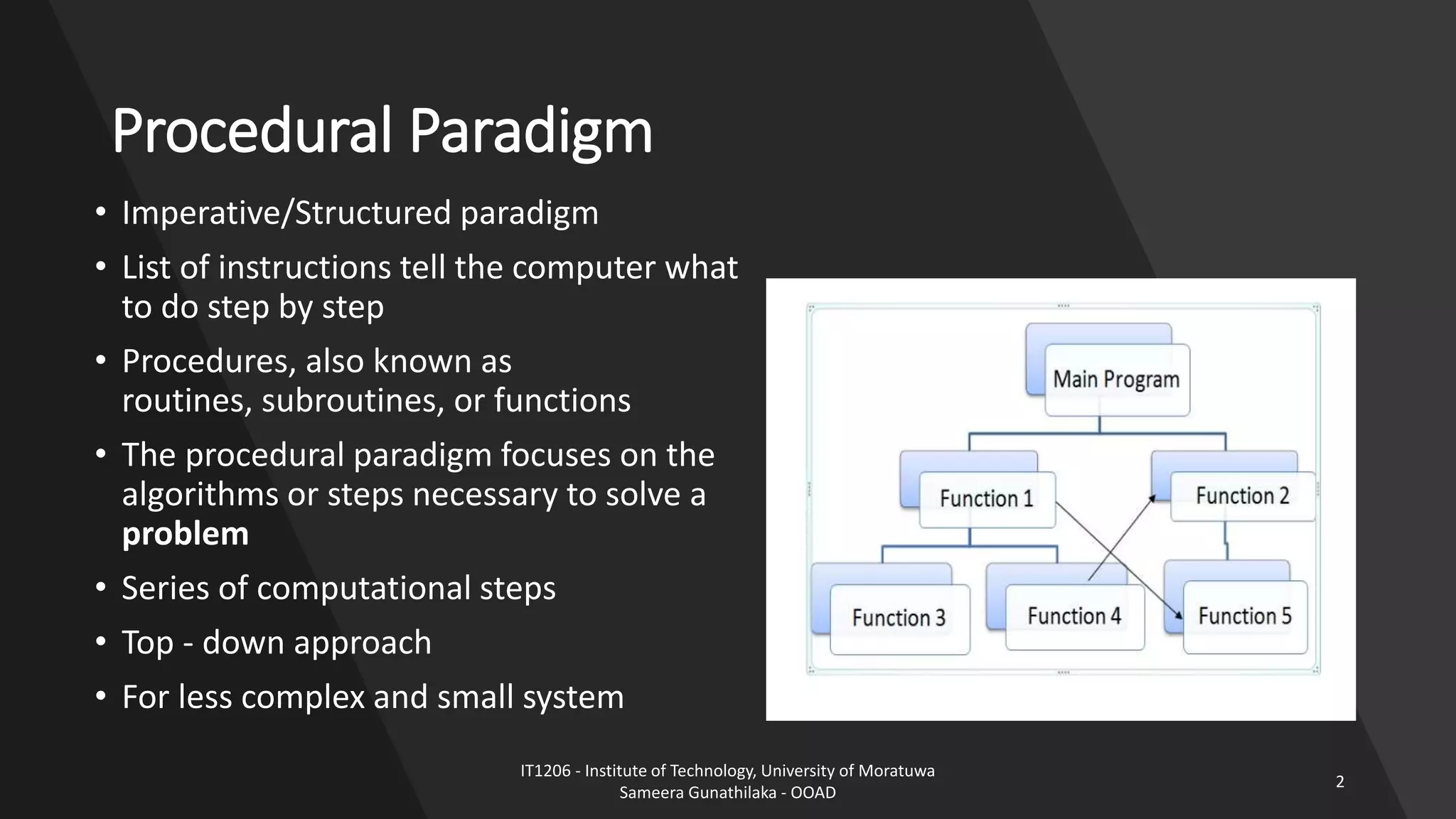 IT1206 Object Oriented Analysis and Design-L4 | PPTX