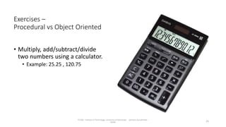 IT1206 Object Oriented Analysis and Design-L4 | PPTX