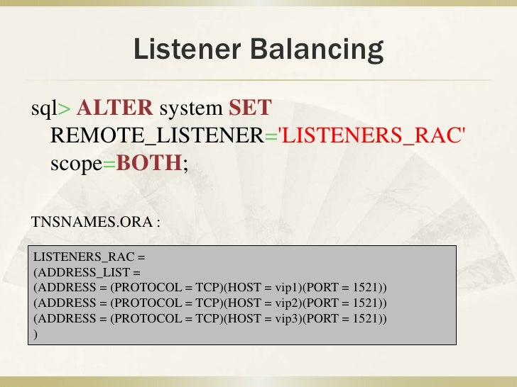 Dtcc Rac Load Balancing Failover
