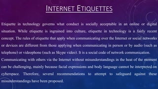 Internet Etiqute | PPT