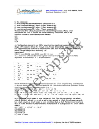 Gate Previous Years Papers It2005 | PDF