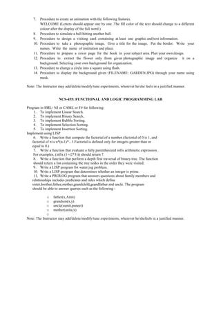 It 2ndyear syllabus | PDF