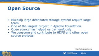 Scaling HDFS for Exabyte Storage@twitter | PPTX