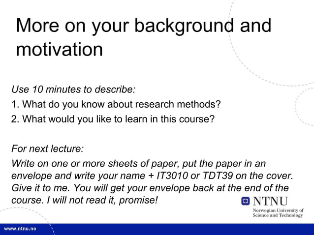 IT 3010 Lecture 1 Introduction | PPT IT 3010 Lecture 1 Introduction | PPT