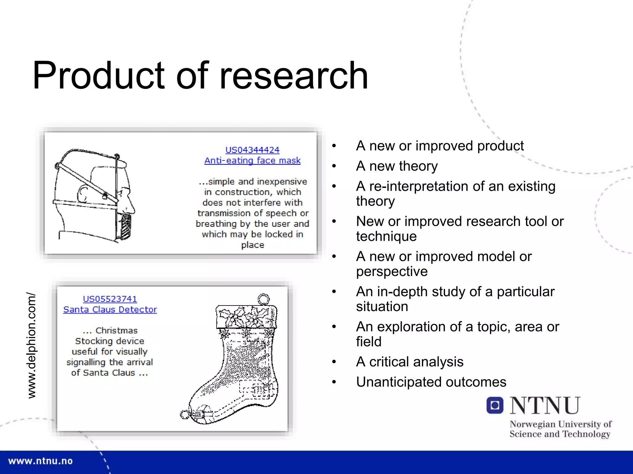 IT3010 Lecture- Purpose and product of research | PPTX