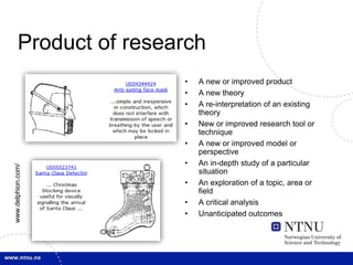 IT3010 Lecture- Purpose and product of research | PPTX