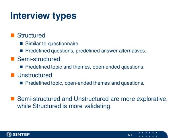 IT3010 Lecture 5 Interviews and Observations