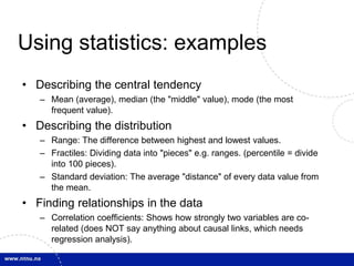 IT3010 Lecture on Data Analysis | PPT