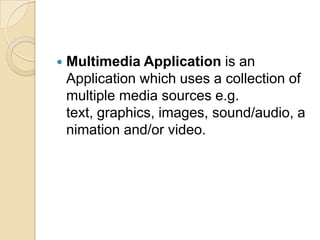 Intro to Multimedia Systems | PPTX