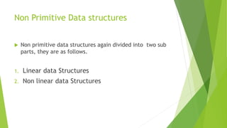 Types OF Data Structures | PPTX
