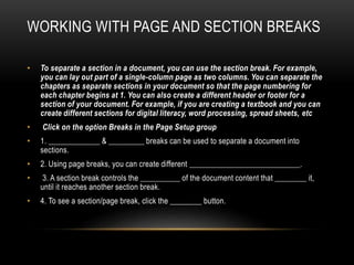 Word Processing (Intermediate) | PPTX