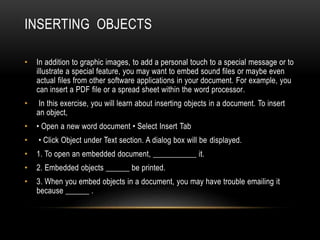 Word Processing (Intermediate) | PPTX