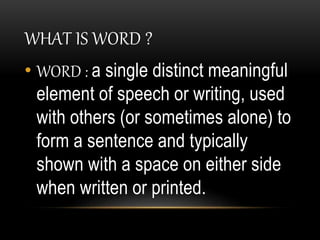 Word Processing (Intermediate) | PPTX