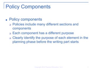 Chapter 2: Policy Elements and style | PPT