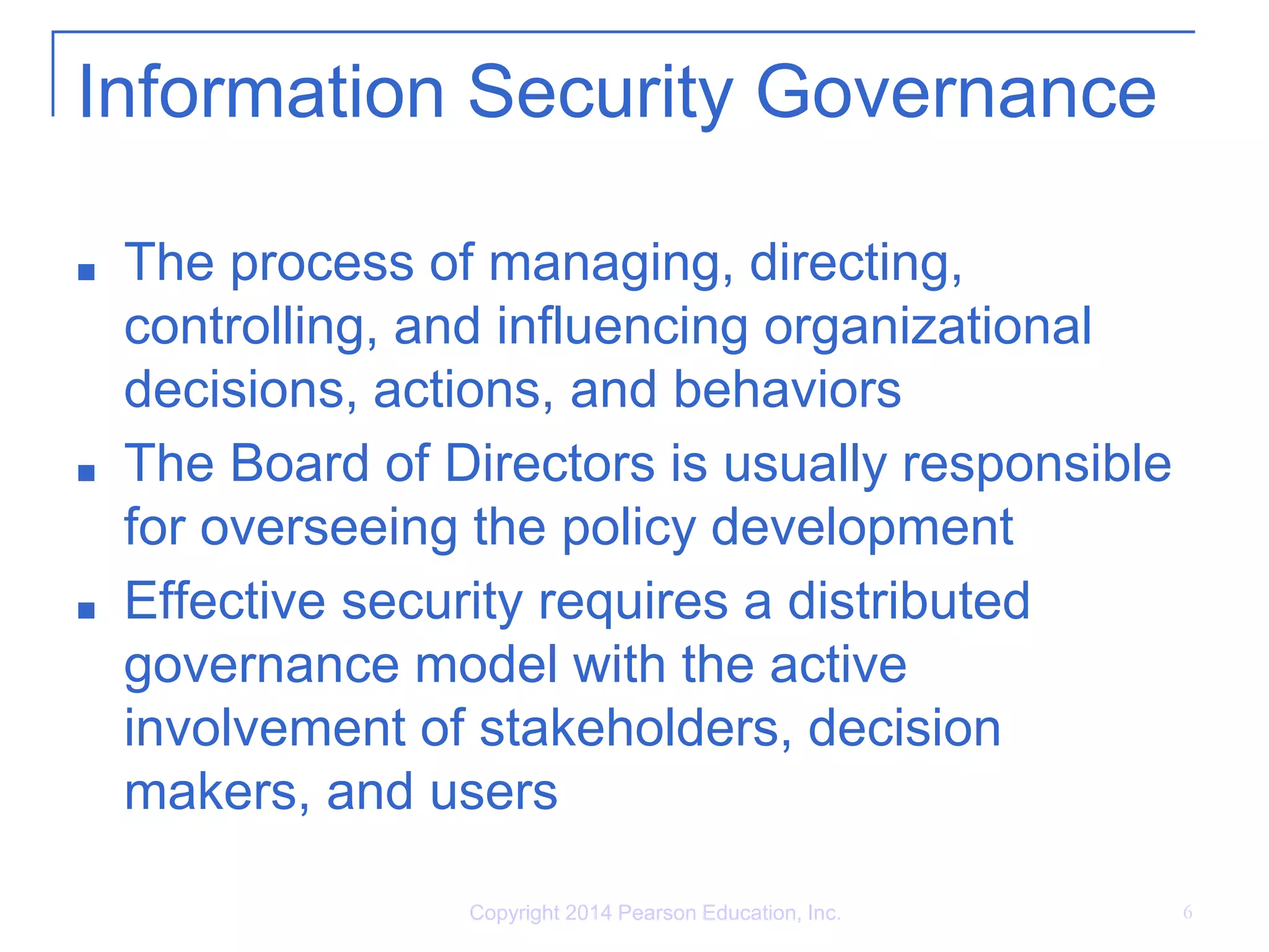 Chapter 4: Governance and Risk Management | PPTX