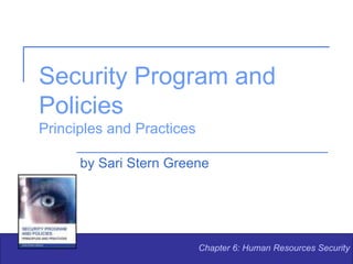 Chapter 6: Human Resources Security | PPTX