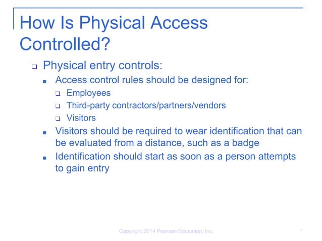 Chapter 7: Physical & Environmental Security | PPTX | Home Security ...