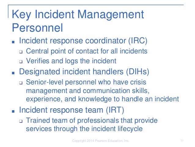 Chapter 11: Information Security Incident Management
