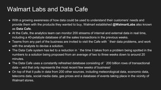 Big Data Case Study on Walmart | PPTX