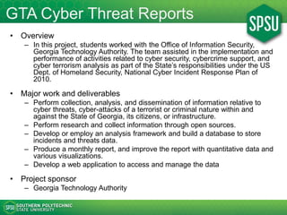 KSU IT4983 Capstone Projects Report 2017 Update | PDF