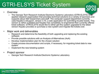 KSU IT4983 Capstone Projects Report 2017 Update | PDF