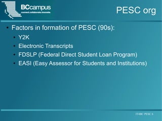 IT4BC PESC presentation | PPT