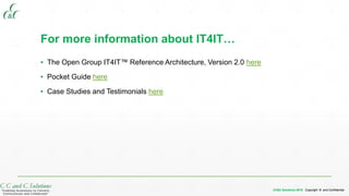 Running the Business of IT on ServiceNow using IT4IT | PPT