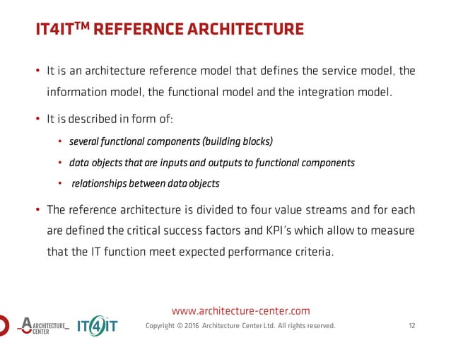 IT4IT Framework Overview | PDF