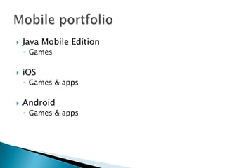 It4u portfolio | PPT