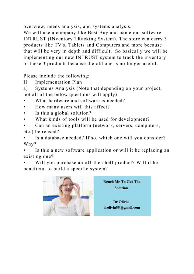 IT 500 Final Project Guidelines and Grading GuideOverview and.docx | Business Administration ...