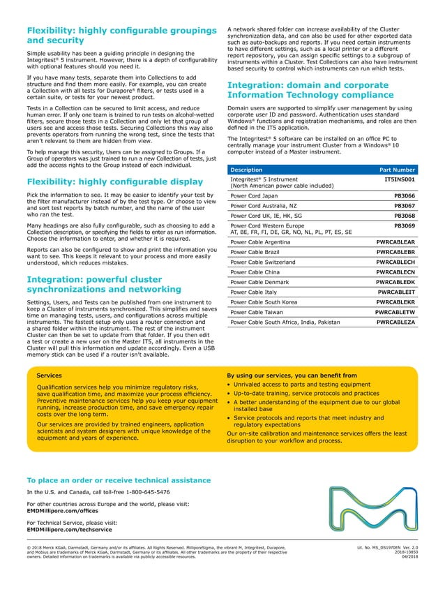 Integritest® 5 instrument: Integrity assurance with ease and confidence ...