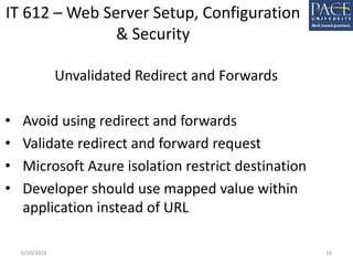 Class Project: Security in Microsoft Azure | PPTX