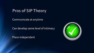 Social Information Processing Theory | PPTX