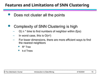 Data Mining Cluster Analysis: Advanced Concepts and Algorithms | PPT