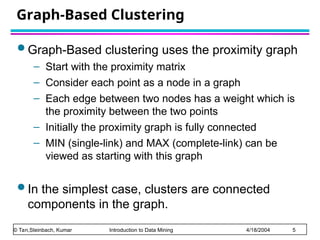 Data Mining Cluster Analysis: Advanced Concepts and Algorithms | PPT