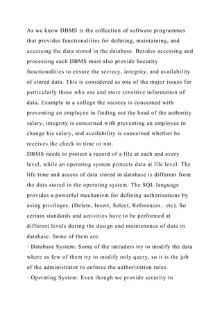 IT 650 Principles of Database DesignProject Milestone – 5.docx