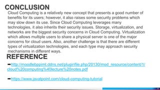 SECURITY, VIRTUALISATION AND INTEGRITY IN CLOUD COMPUTING | PPT