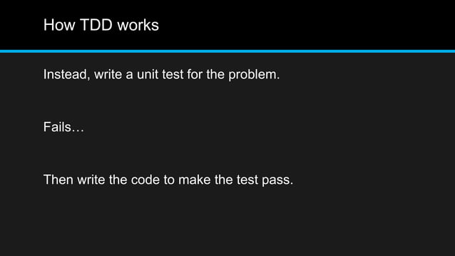 Test Driven Development | PPTX