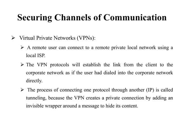 IT8005_EC_Unit_III_Securing_Communication_Channels | PPT