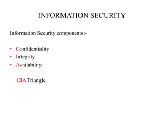 IT8073 INFORMATION SECURITY FOR FINAL YEAR COMPUTER SCIENCE ENGINEERING ...