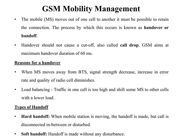 It8602 Mobile Communication Unit Ii Ppt