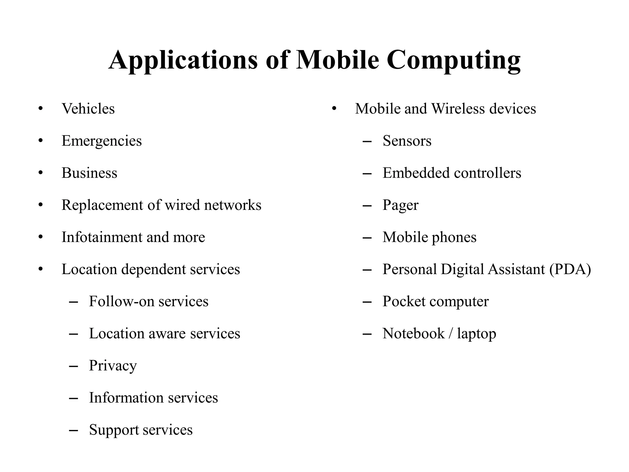 IT8602 Mobile Communication - Unit I Introduction | PDF