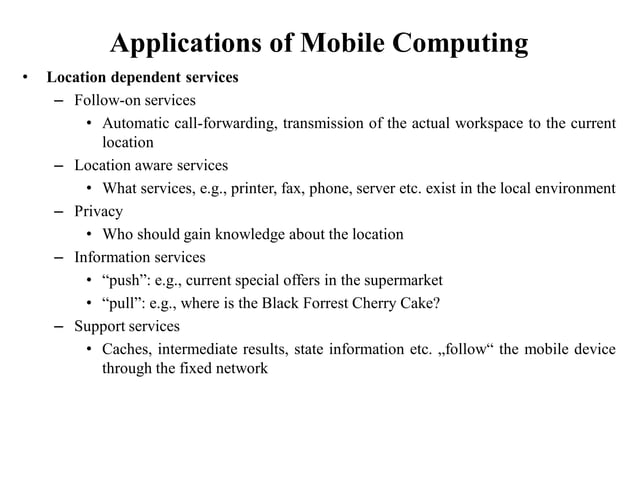 IT8602 Mobile Communication - Unit I Introduction | PDF