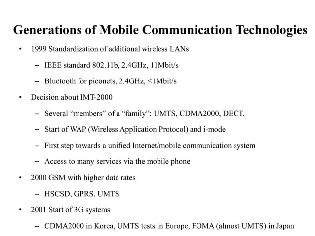 IT8602 Mobile Communication - Unit I Introduction | PPT