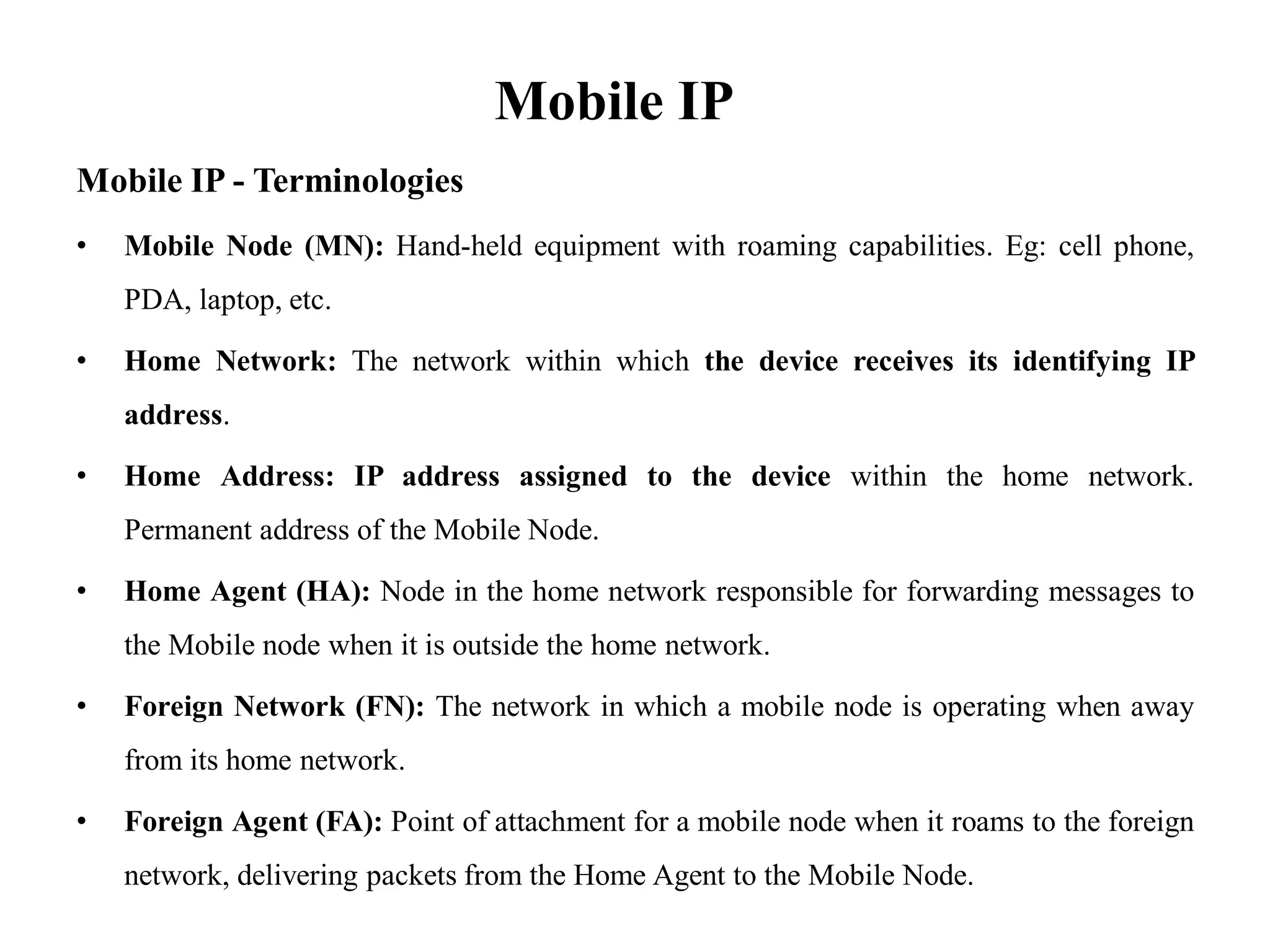 IT8602 - Mobile Communication Unit IV | PDF | Computer Networking | Computing