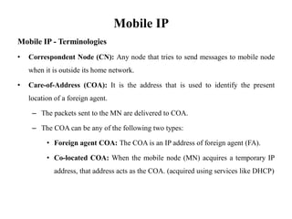IT8602 - Mobile Communication Unit IV | PPT