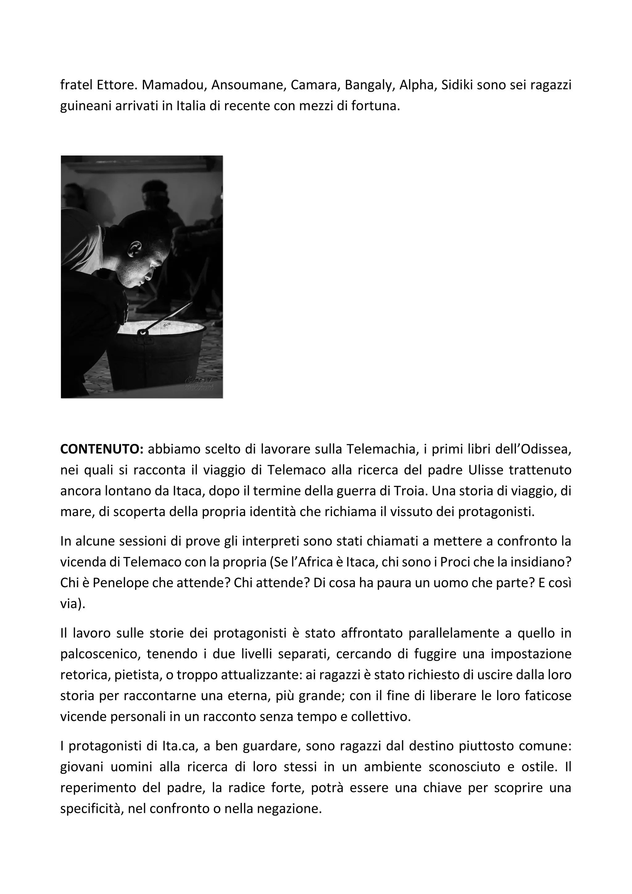 Ita.ca scheda tecnica e artistica | PDF