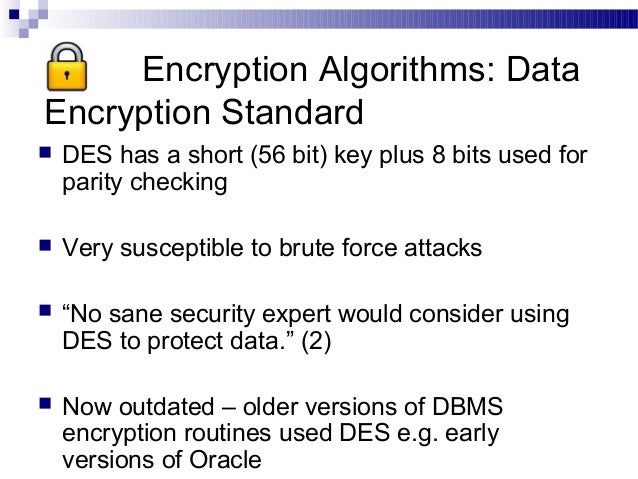 Database Security & Encryption